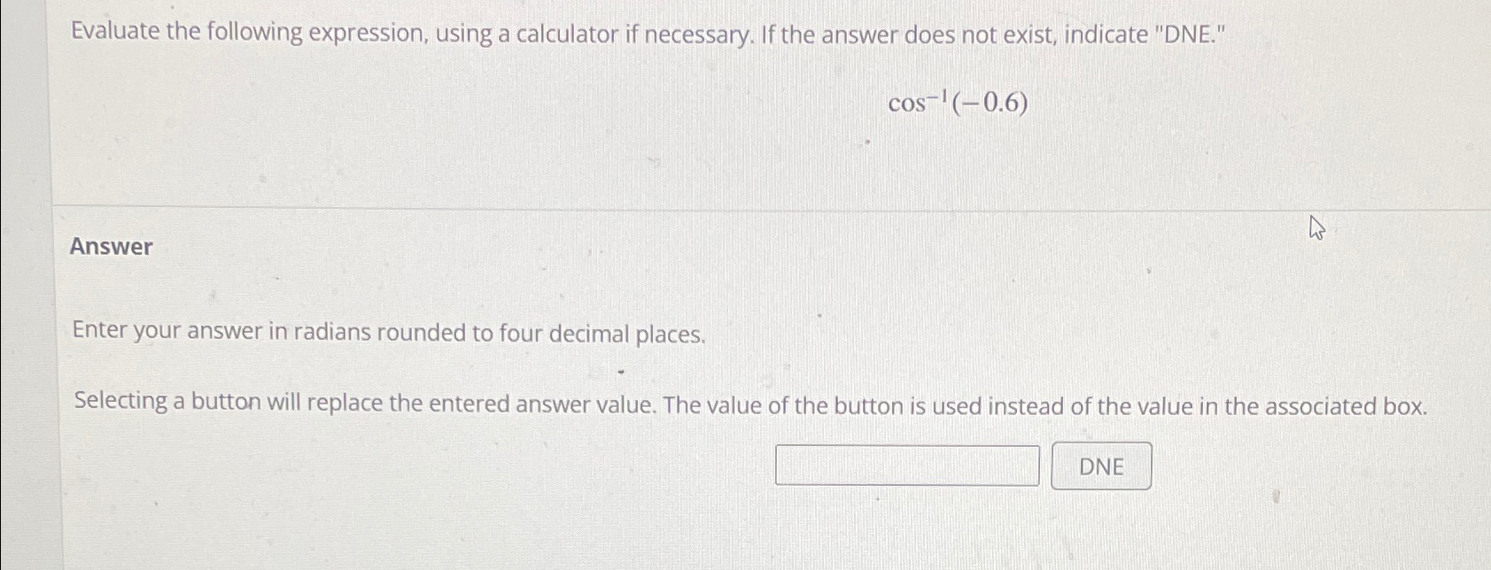 Evaluate the following expression, using a calculator | Chegg.com