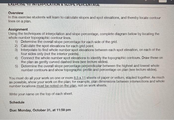 Overview In this exercise students will learn to | Chegg.com