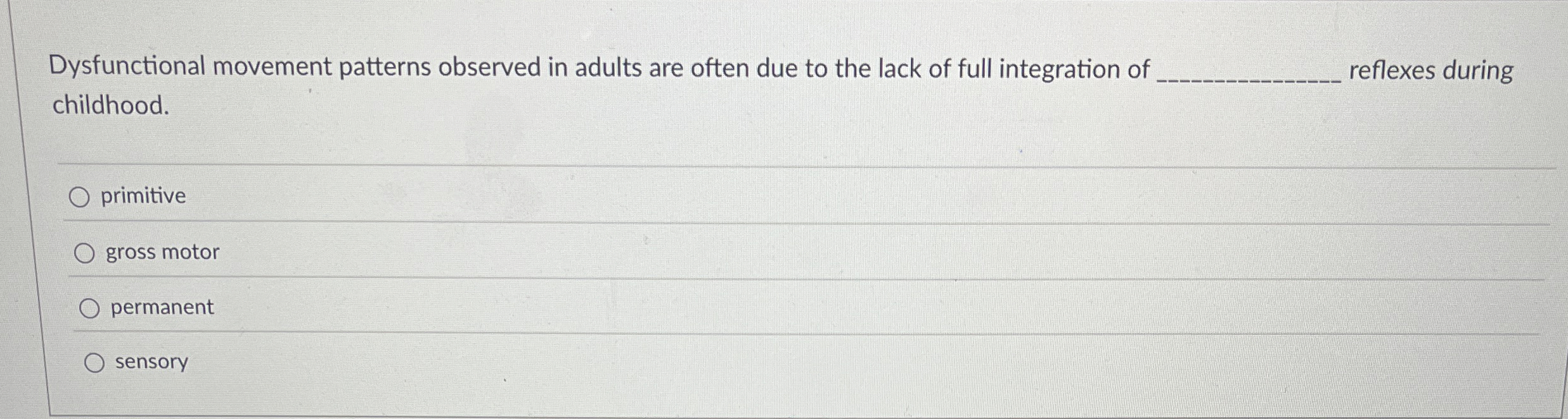 Solved Dysfunctional movement patterns observed in adults | Chegg.com
