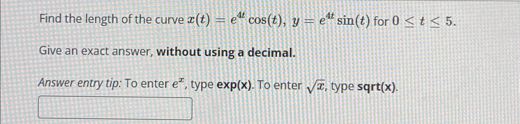 Solved Find the length of the curve | Chegg.com