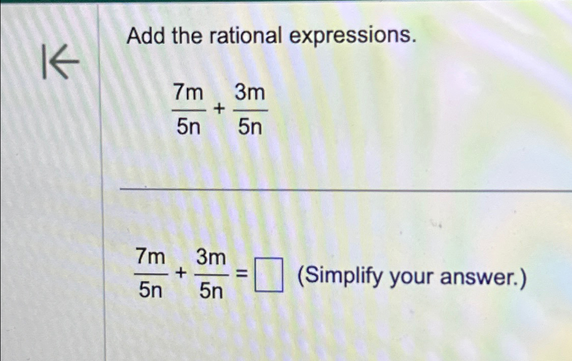 Solved Add the rational | Chegg.com