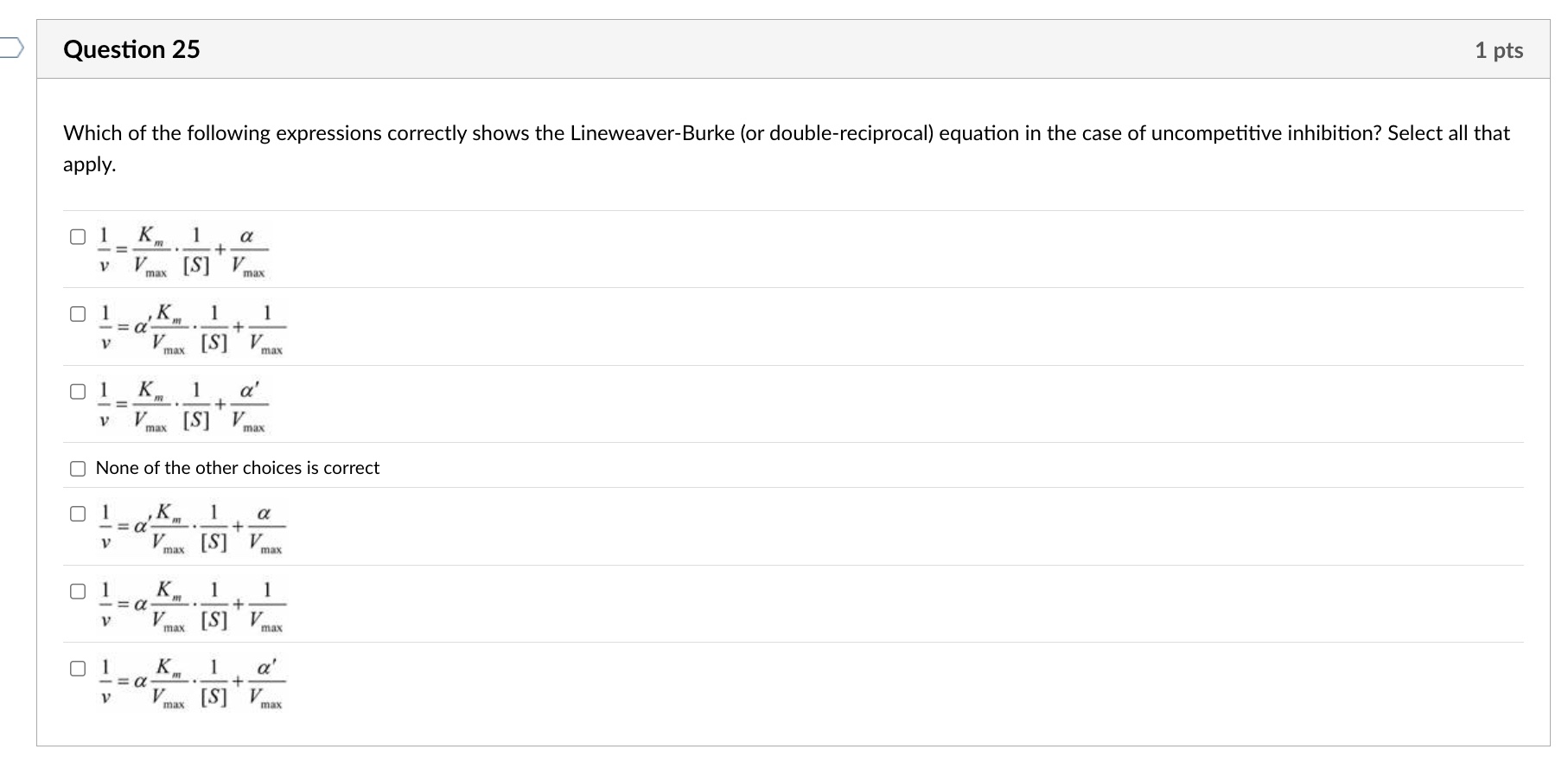 Solved Question 25Which of ﻿the following expressions | Chegg.com