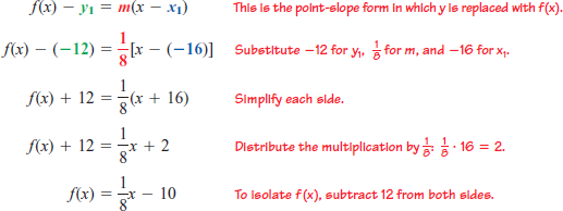 Solved: Write an equation for a linear function whose graph has th ...