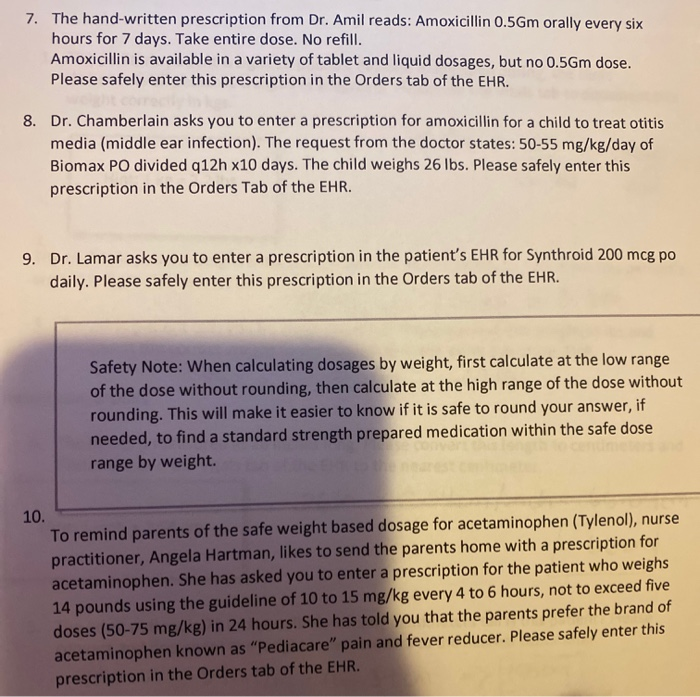 How To Write A Prescription For Amoxicillin