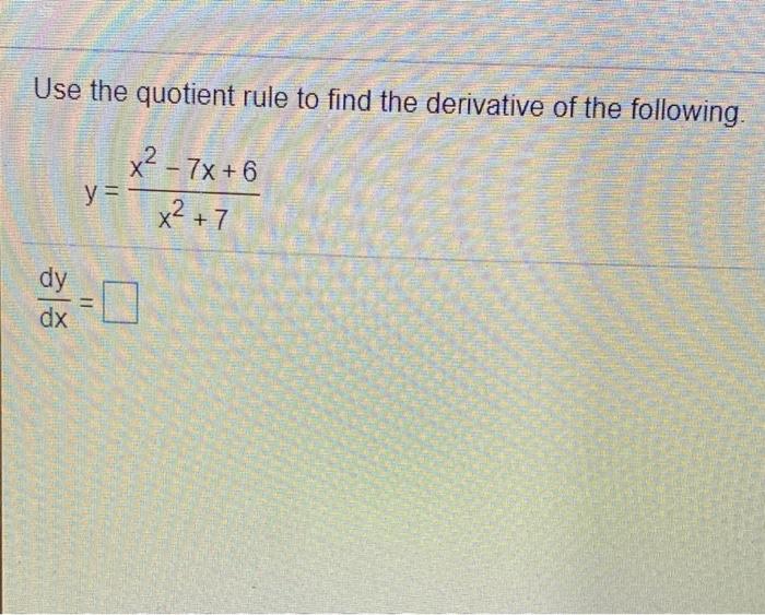 Solved Find the derivative of the function. x2 y=x - 44 + | Chegg.com
