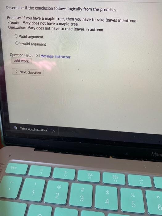 Solved Determine if the conclusion follows logically from | Chegg.com