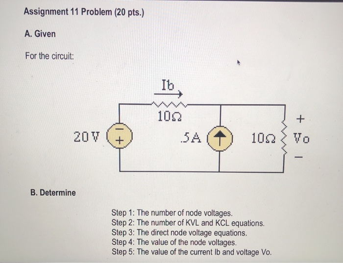 Solved Assignment 11 Problem 20 Pts A Given For The
