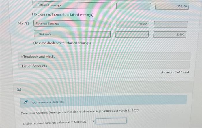 Solved The adjusted trial balance for Sheffield Developments | Chegg.com