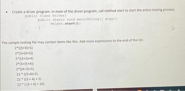 Solved Create A Helper Class In The Helper Class At
