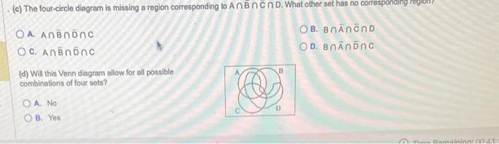 Solved Circular loops in a Venn diagram divide the universe | Chegg.com