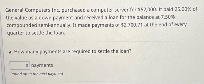 Solved \r\nb. Fill in the partial amortization schedule for | Chegg.com