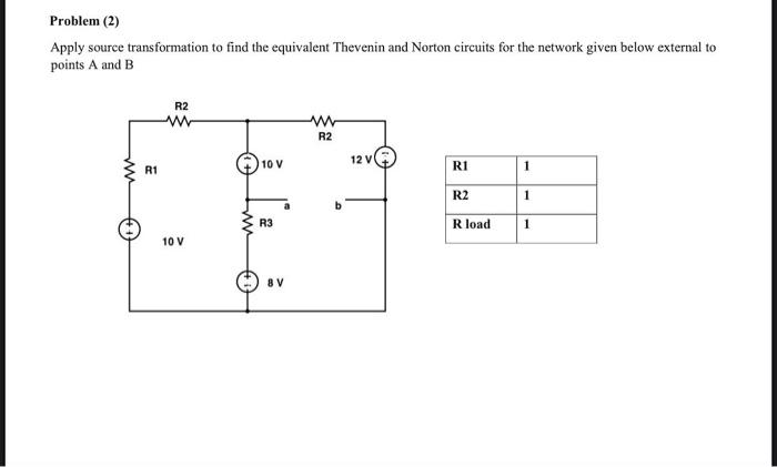 Solved Apply source transformation to find the equivalent | Chegg.com