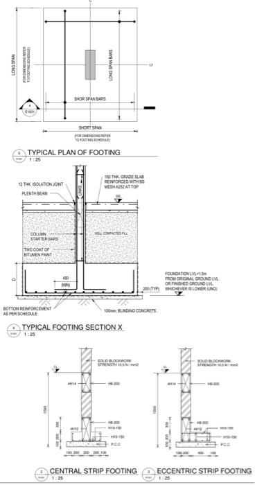 Solved 2. Calculate the plinth area of each level and the | Chegg.com