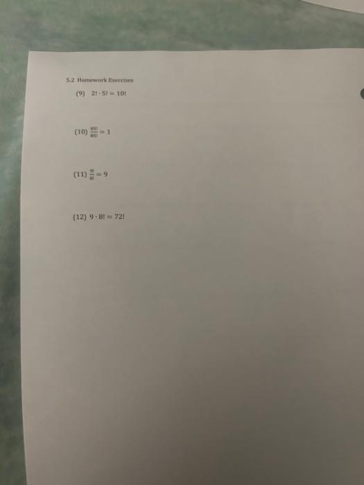 Solved Name: Date: (1) A permutation is defised as (2) In | Chegg.com