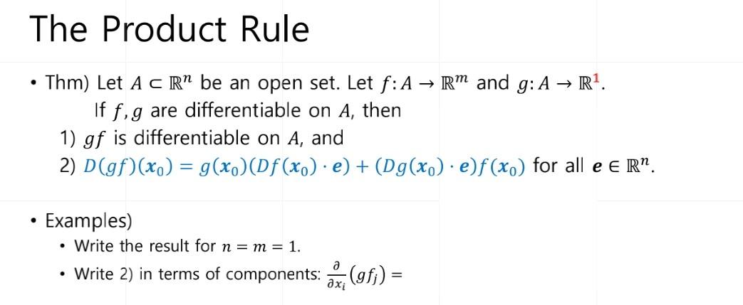 Solved - Thm) Let A⊂Rn be an open set. Let f:A→Rm and | Chegg.com