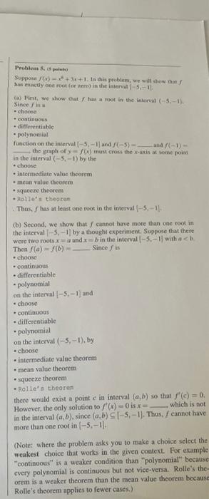 Solved Problem 4. (4 points) Match the polynomial functions | Chegg.com