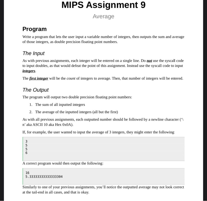 Solved Mips Assembly Language For This Assignment You Do