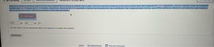 Solved isome WAstwoments (m) Arowet fotension | Chegg.com