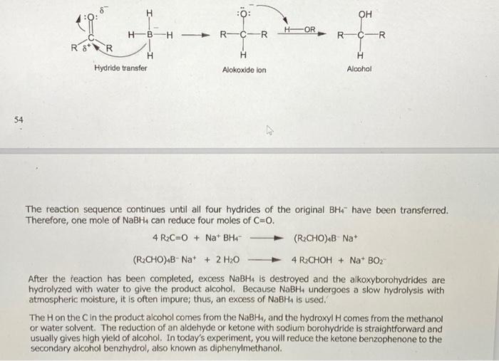 Solved REDUCTION OF BENZOPHENONE TO BENZHYDROL PURPOSE: To | Chegg.com