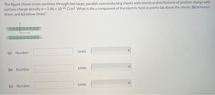 Solved The figure shows cross-sections through two large, | Chegg.com