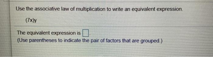 Solved Use the commutative property of multiplication to | Chegg.com