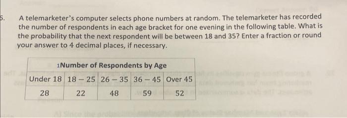 Solved A telemarketer's computer selects phone numbers at | Chegg.com