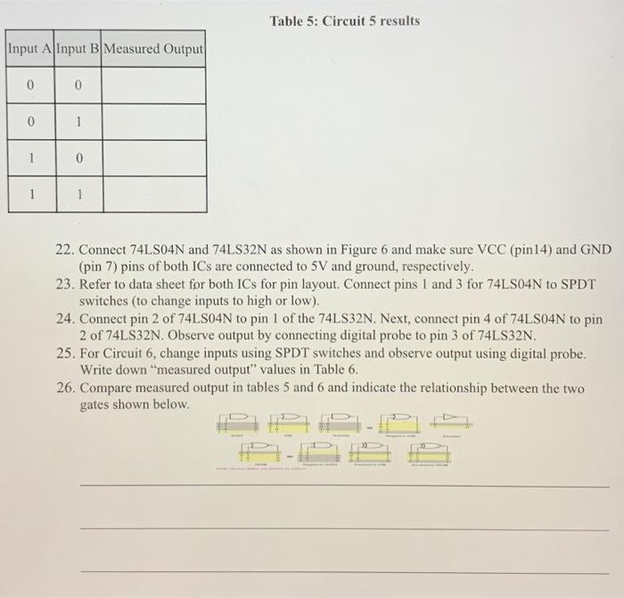 Solved EET130 Digital Systems I Lab: Logic Gates I. | Chegg.com