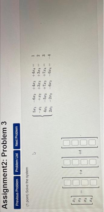 Solved Assignment2 Problem 3 Previous Problem Problem List 9629
