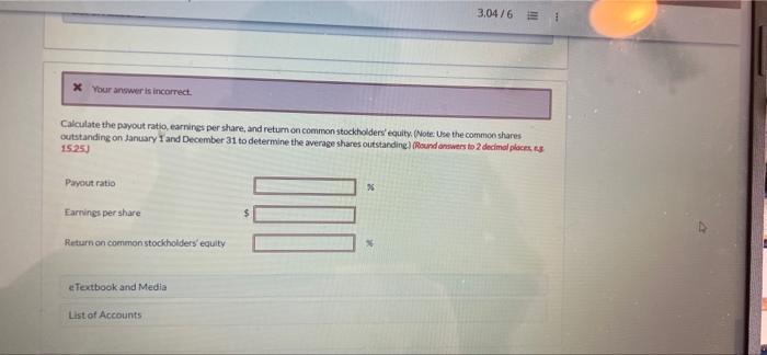 Solved The stockholders' equity accounts of Cheyenne Corp. | Chegg.com