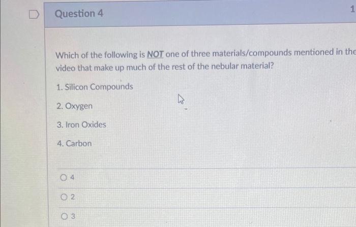 Solved Which of the following is NOT one of three | Chegg.com