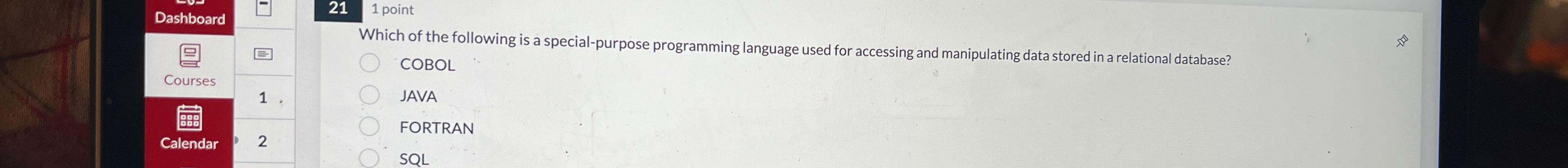 Solved 21 ﻿pointWhich of the following is a special-purpose | Chegg.com