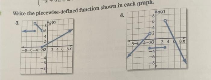 Solved graph each function. identify the domain and | Chegg.com