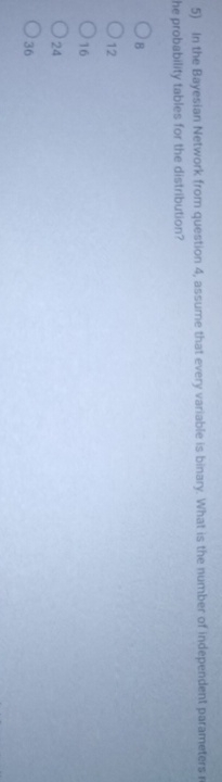 Solved In the Bayesian Network from question 4, ﻿assume that | Chegg.com