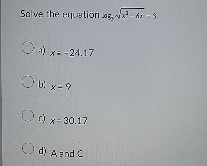 Solved Solve the equation | Chegg.com