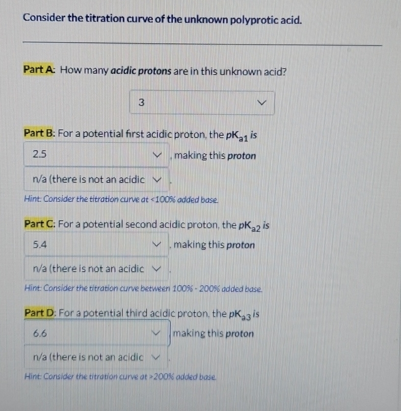 Solved Consider the titration curve of the unknown | Chegg.com