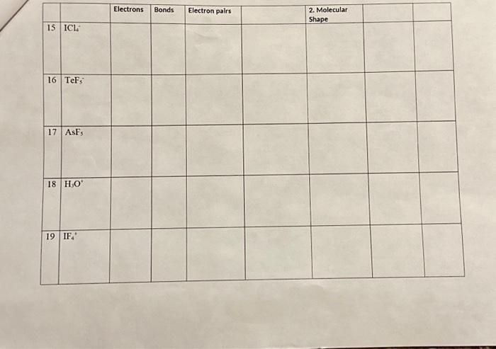 Solved Procedure: Use your molecular model kit to make the | Chegg.com