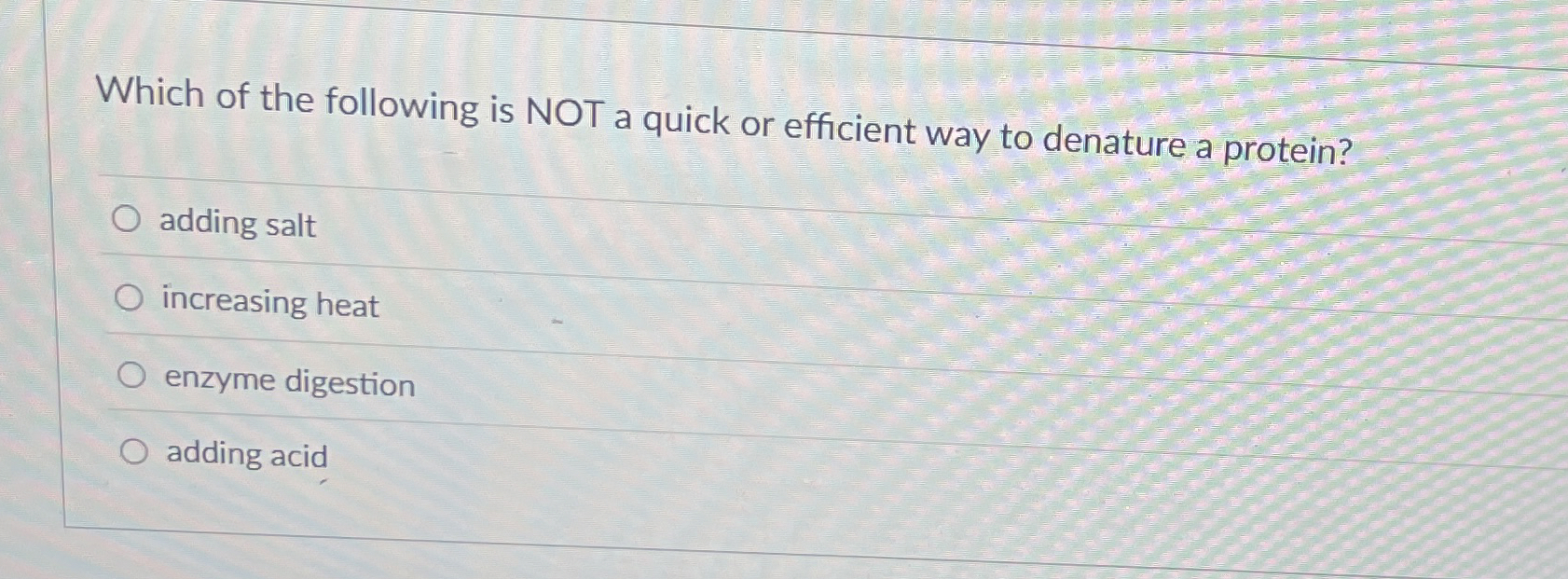 Solved Which of the following is NOT a quick or efficient | Chegg.com