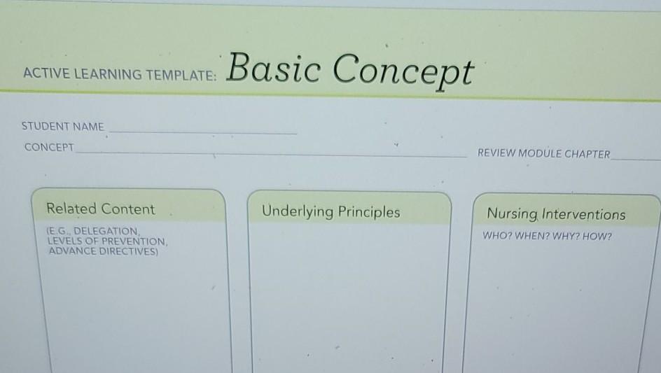 Solved (Active Learning Template - Basic | Chegg.com