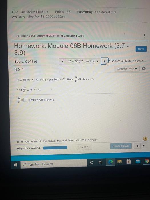 Solved Submitting an external tool Due Sunday by 11:59pm | Chegg.com