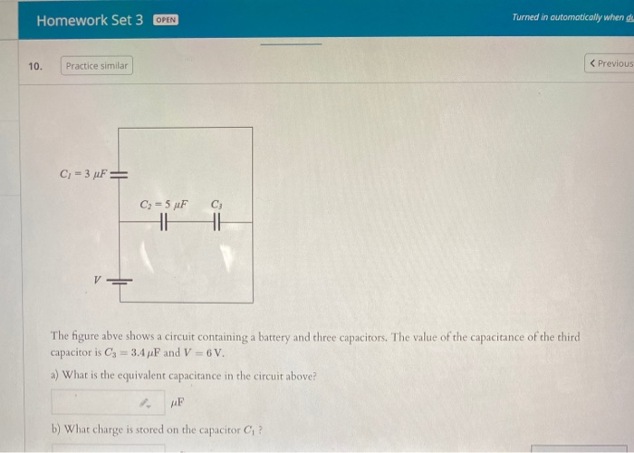 Solved Homework Set 3 OPEN Turned in automatically when 10. | Chegg.com
