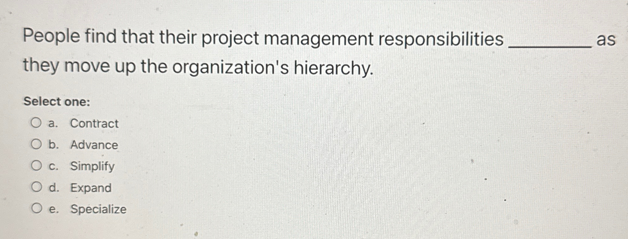 Solved People find that their project management | Chegg.com