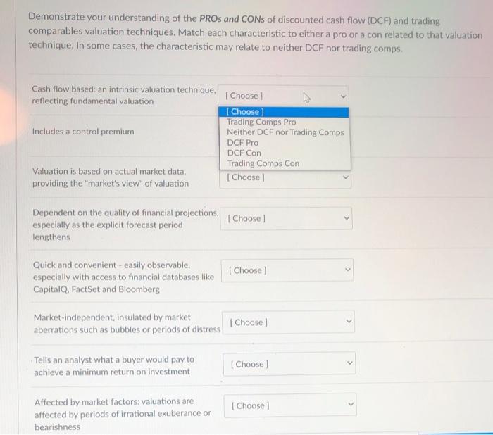 Solved Demonstrate your understanding of the PROs and CONs | Chegg.com