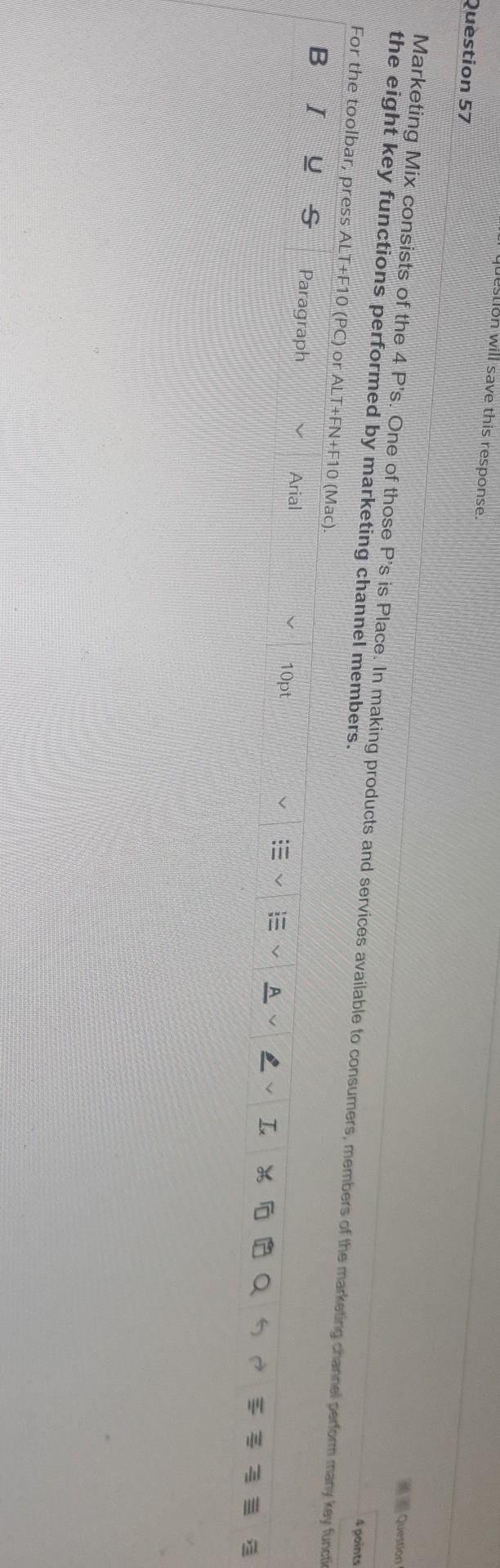 Solved Question 53 of 58 Save Answ 53 2 points ting Mix | Chegg.com