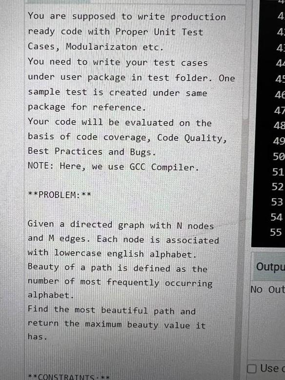 Solved You are supposed to write production ready code with | Chegg.com