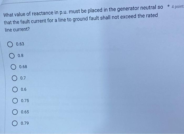 Solved A 30 MVA, 13.2KV synchronous generator has a solidly | Chegg.com