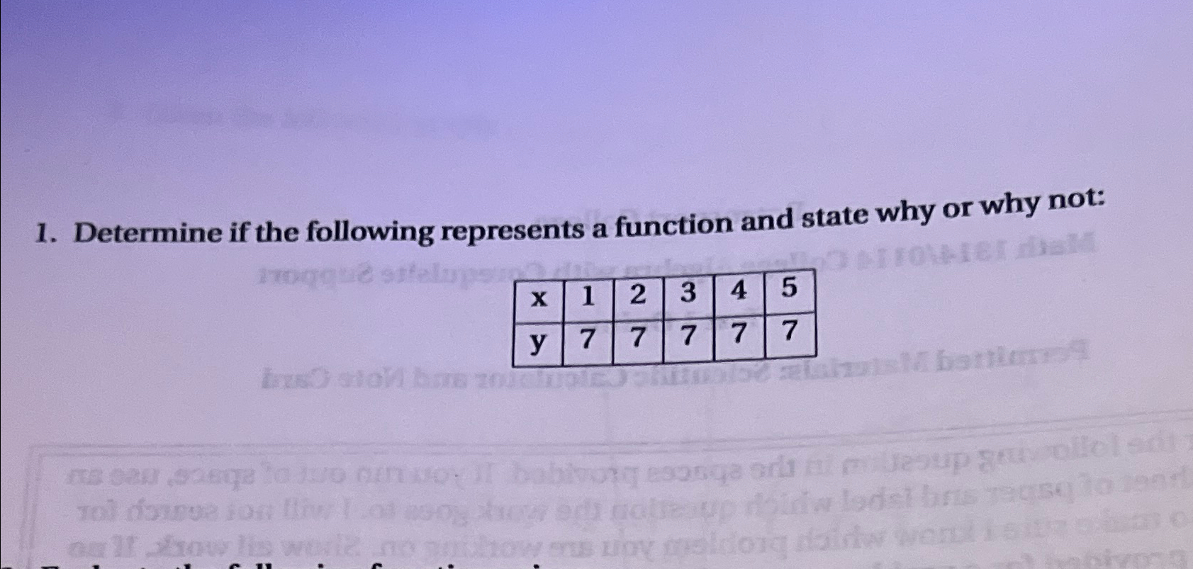 Solved Determine if the following represents a function and | Chegg.com