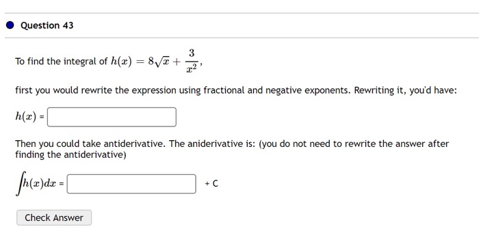 Solved Question 39 Consider the function f(x) = 6x + 3x - 1. | Chegg.com