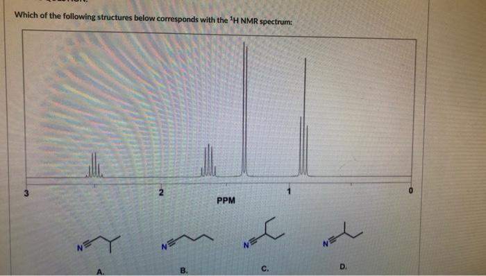 Solved Which of the following structures below corresponds | Chegg.com