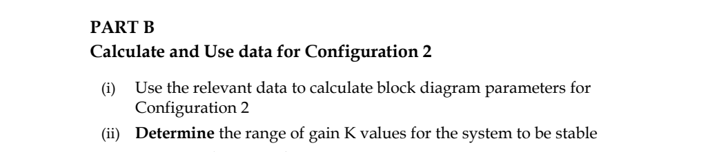 Solved PART B Calculate and Use data for Configuration 2 (i) | Chegg.com