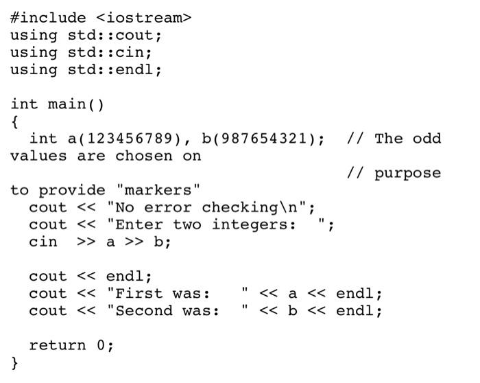 Solved Refer to the IOArg?????.cpp programs which were | Chegg.com